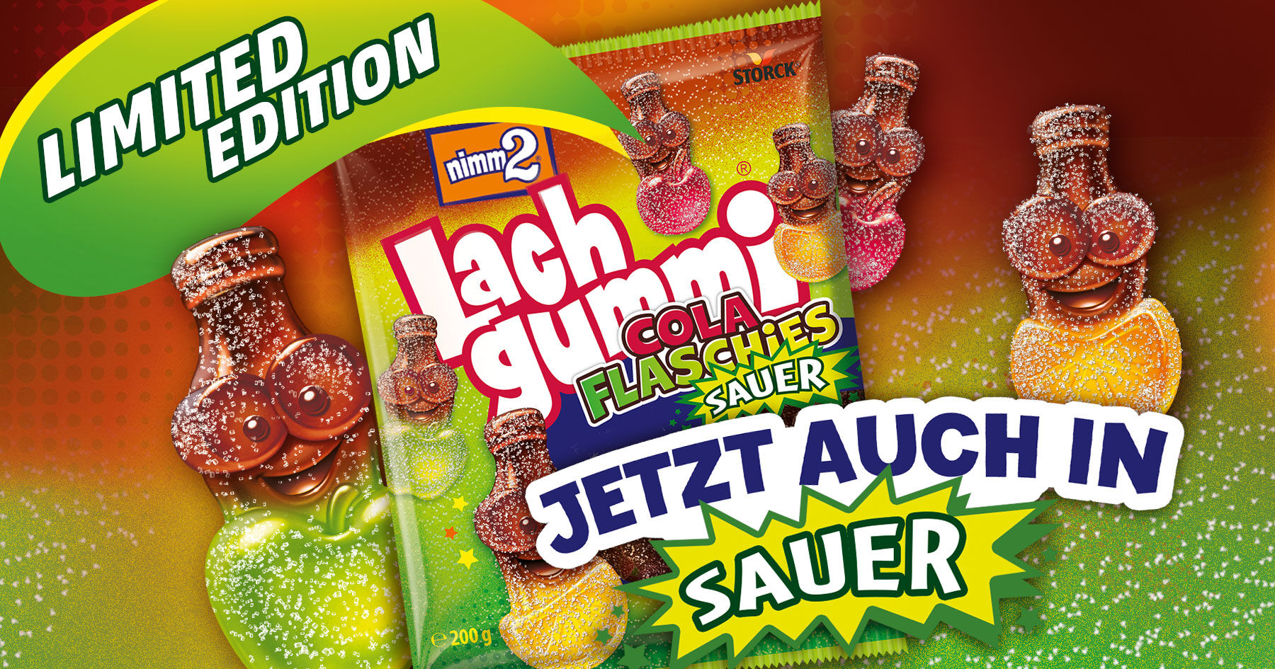 Sauer macht lustig: Jetzt die neue Limited Edition der nimm2 Lachgummi ...